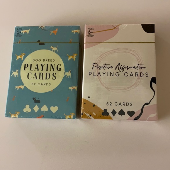 Toys | Playing Cards Dog Breeds And Positive Affirmations Card Bundle ...